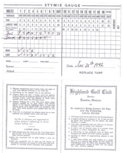 highland-scorecard | London & Area Golf History